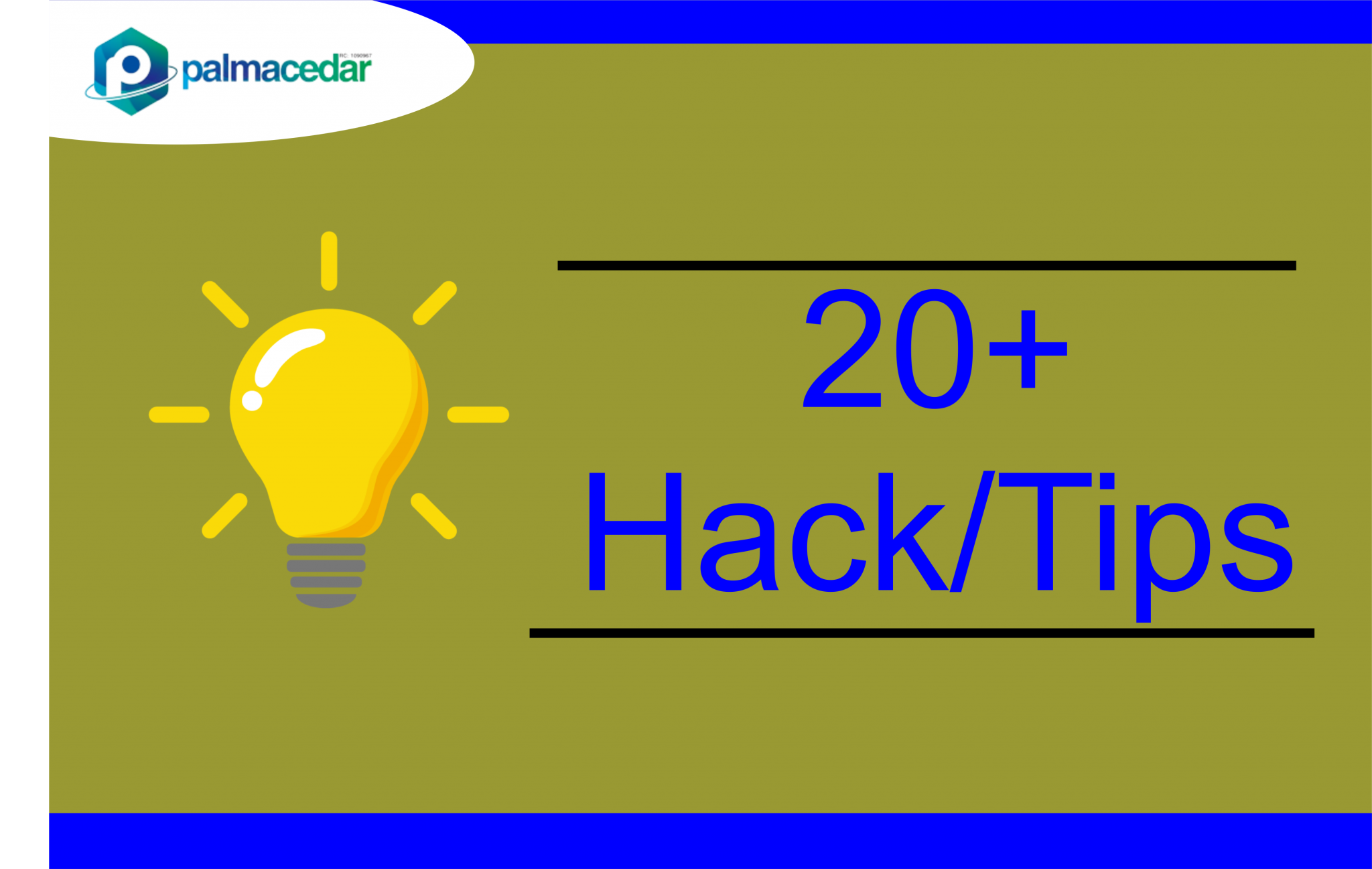 20+ Hack & Tips - Palmacedar Limited